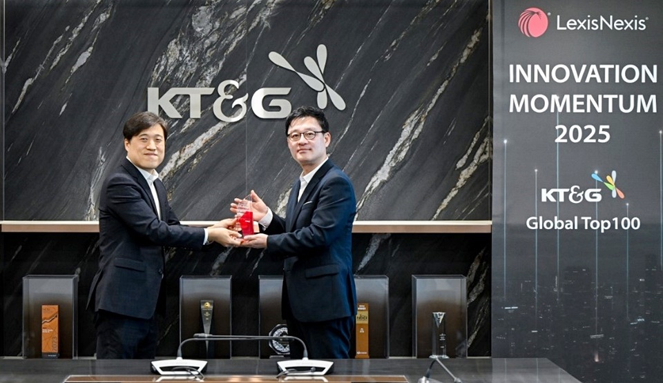 KT&G, 글로벌 '100대 혁신기업’ 3년 연속 뽑혀