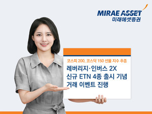 미래에셋, 시장 대표지수 2X, -2X ETN 4종목 상장 기념 이벤트 진행