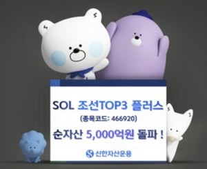 반도체-2차전지 외 처음으로 ‘SOL 조선TOP3 플러스’ 순자산 5000억 돌파